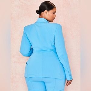 House of CB | Jackets & Coats | House Of Cb Lara Robins Blue Double ...